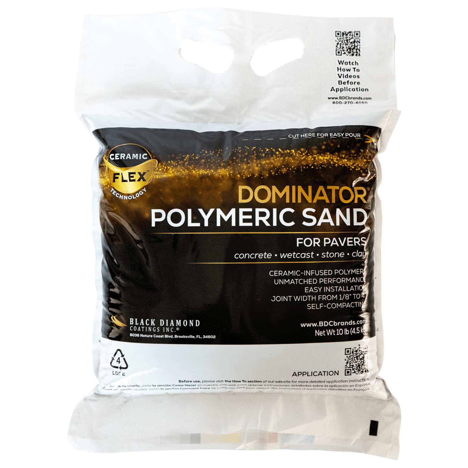 10 Pound, Midnight Black Joint Stabilizing for Pavers, DOMINATOR ...