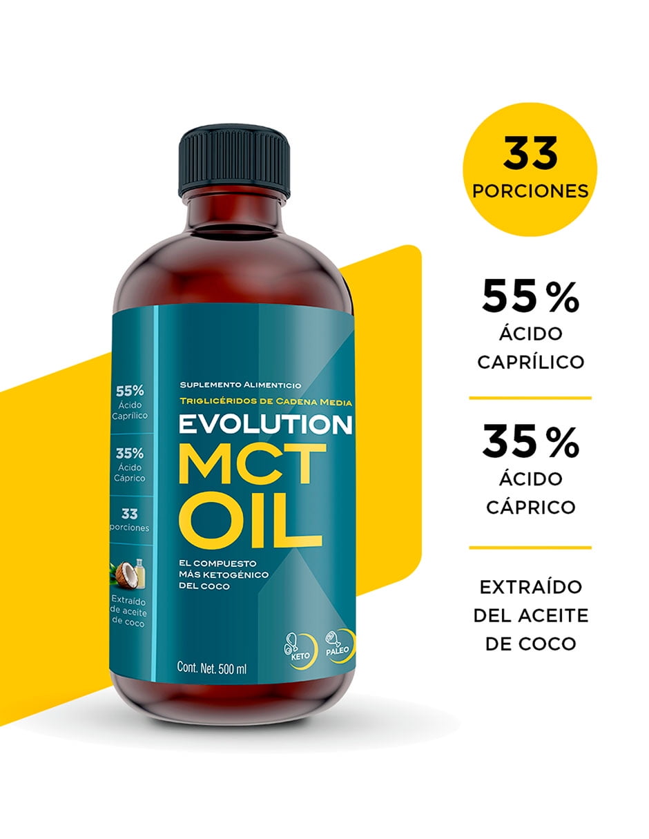 Evolution Mct Oil Evolution Nutraceutical Suplemento alimenticio ...