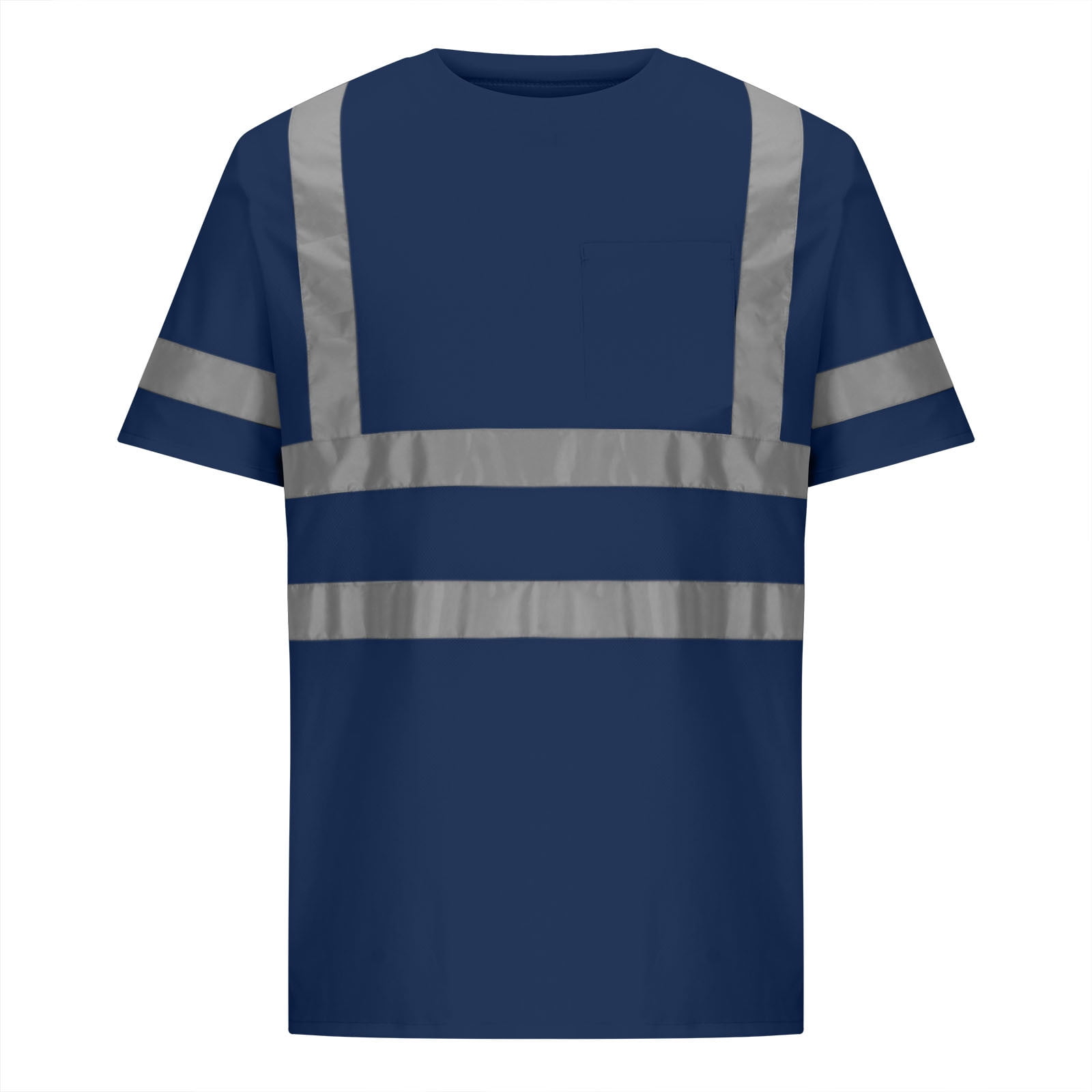 Click here for Egnmcr Mens Single Pocket Reflective Strip Round N... prices