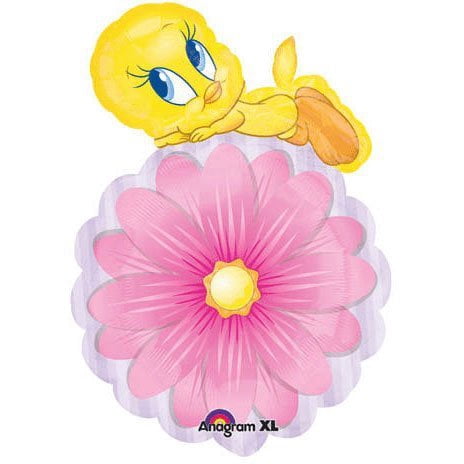 Tweety Sitting On Flower Super Shape 1 per package - Walmart.com