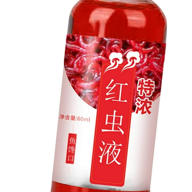 pitrice Red Worm Scent Tackle Fish Concentrated for Catfish Trout ...