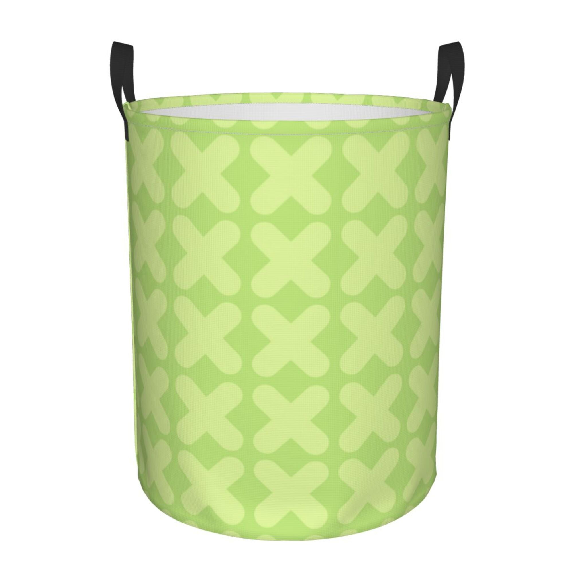 ZICANCN Green Geometric Texture Laundry Basket Organizer, Dirty Clothes ...