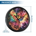 BZSMCE Voice Activated LED Night 12in Clock 12in Clock with Colorful ...