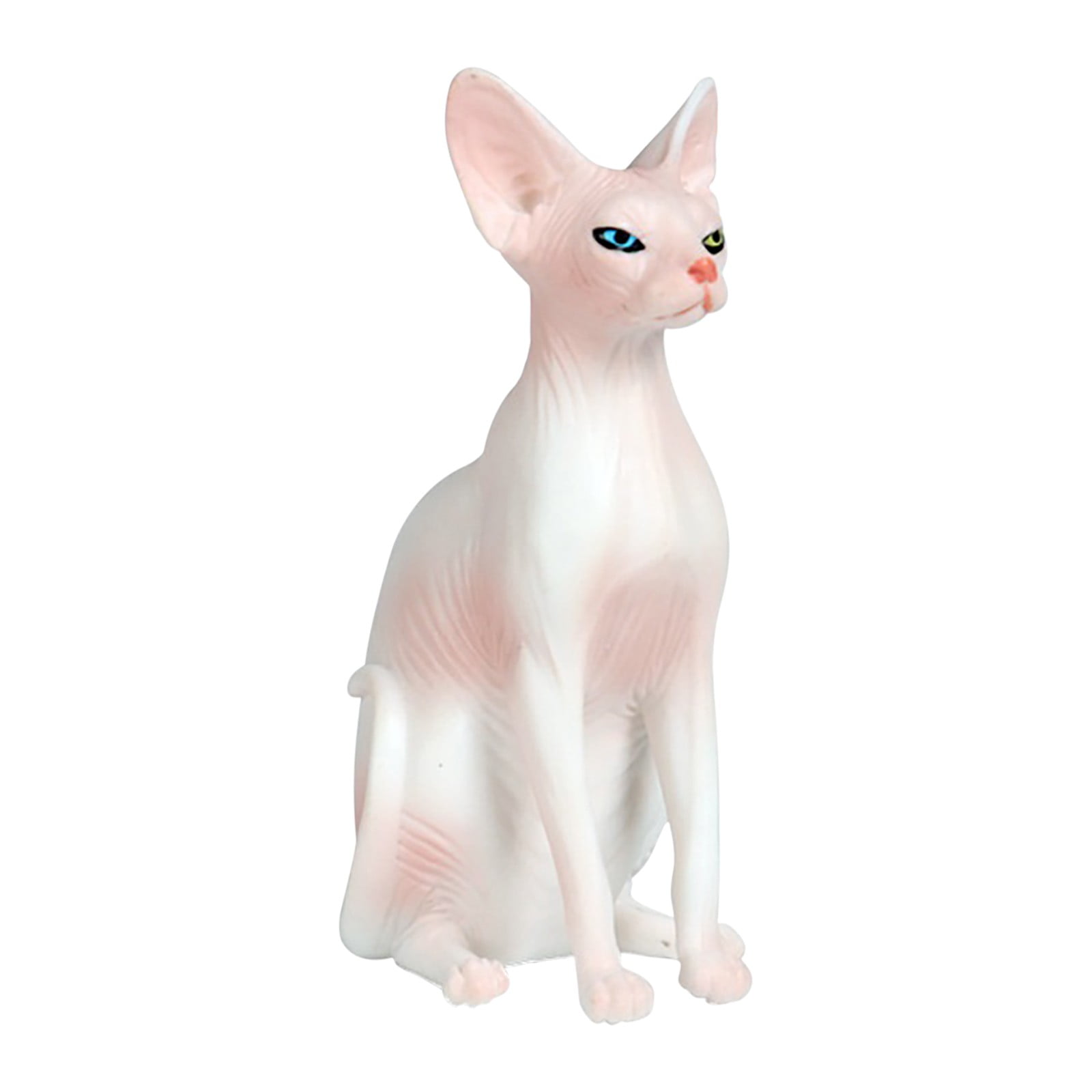 50% Off Clear!Tarmeek Simulated Hairless Cat Model Figure Toy,2 Pcs ...