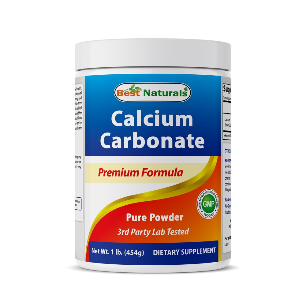 Best Naturals Calcium Carbonate 1 Pound - Food Grade - Walmart.com ...
