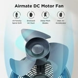 AIRMATE Large Circulator Fan 10 Speeds 12-inch with Remote and Timer ...