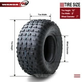 Set of 2 Sport ATV tires 16x8-7 16X8X7 4PR - Walmart.com