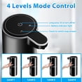2 Pack Automatic Soap Dispenser,12.8oz/380ml USB Rechargeable 4 Level ...