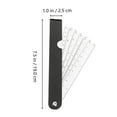 Masteelf Ruler Foldable Tools Fan Shape Multifunctional Scale - Walmart.com