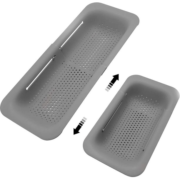 Collapsible Colander Kitchen Extendable Strainer Fruits Vegetables ...