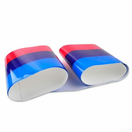 For BMW M-Colored Power Flag Stripe Sticker Decal Auto Car Hood Roof ...