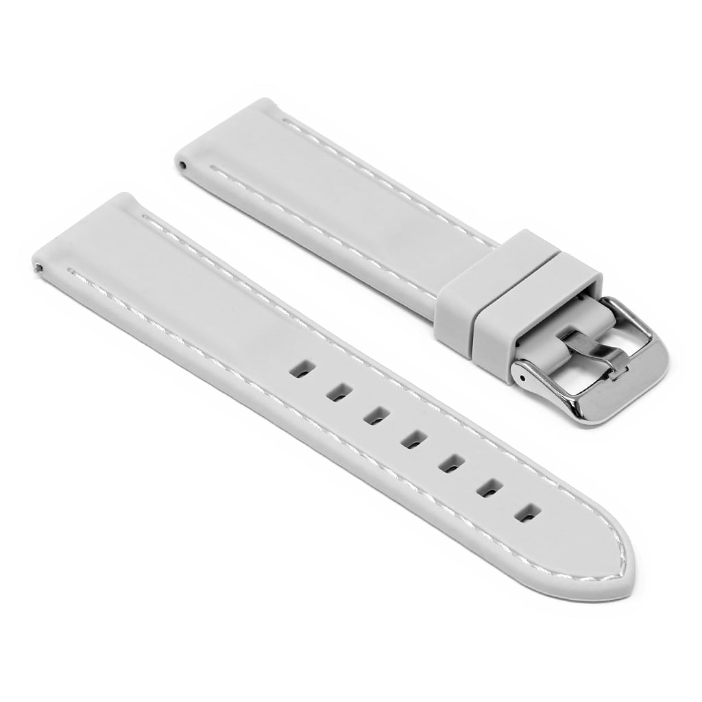 StrapsCo Limited Rubber Watch Strap with Stitching - Walmart.com