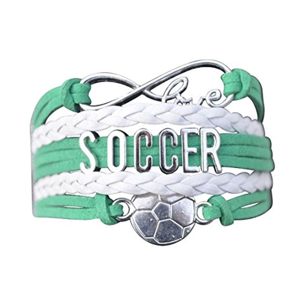 Infinity Collection - Soccer Bracelet- Girls Soccer Bracelet- Soccer ...