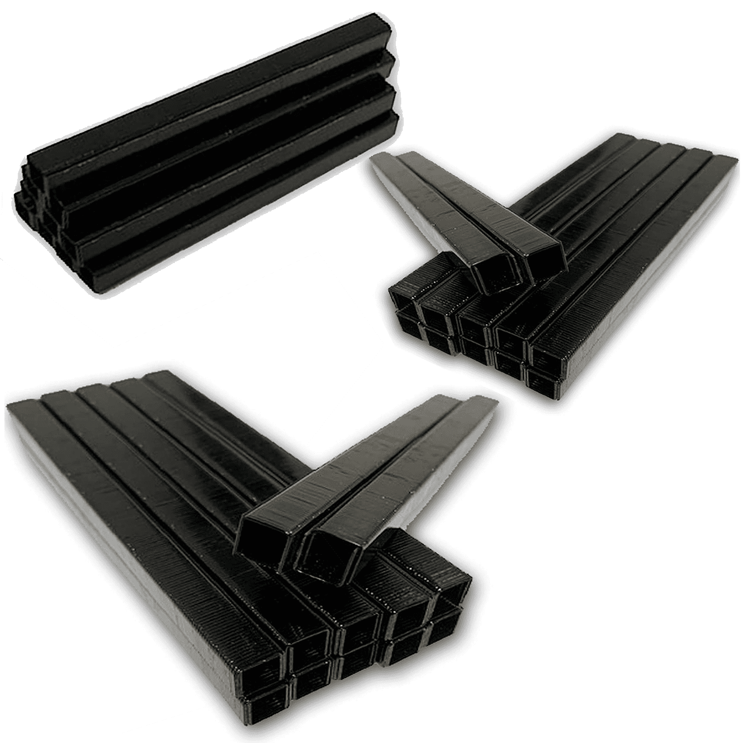 Black T50 Staples Heavy Duty 20 Gauge Staples Black Colored Staples 3 8
