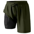 ADEYPCGD Men's Swim Trunks with Compression Liner and Secure Pockets ...