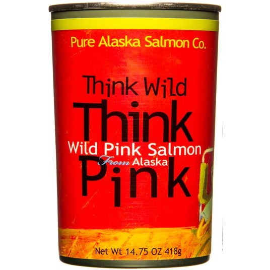 Pure Alaska Think Pink, Wild Pink Salmon, Big Can-14.75 oz - Walmart.com