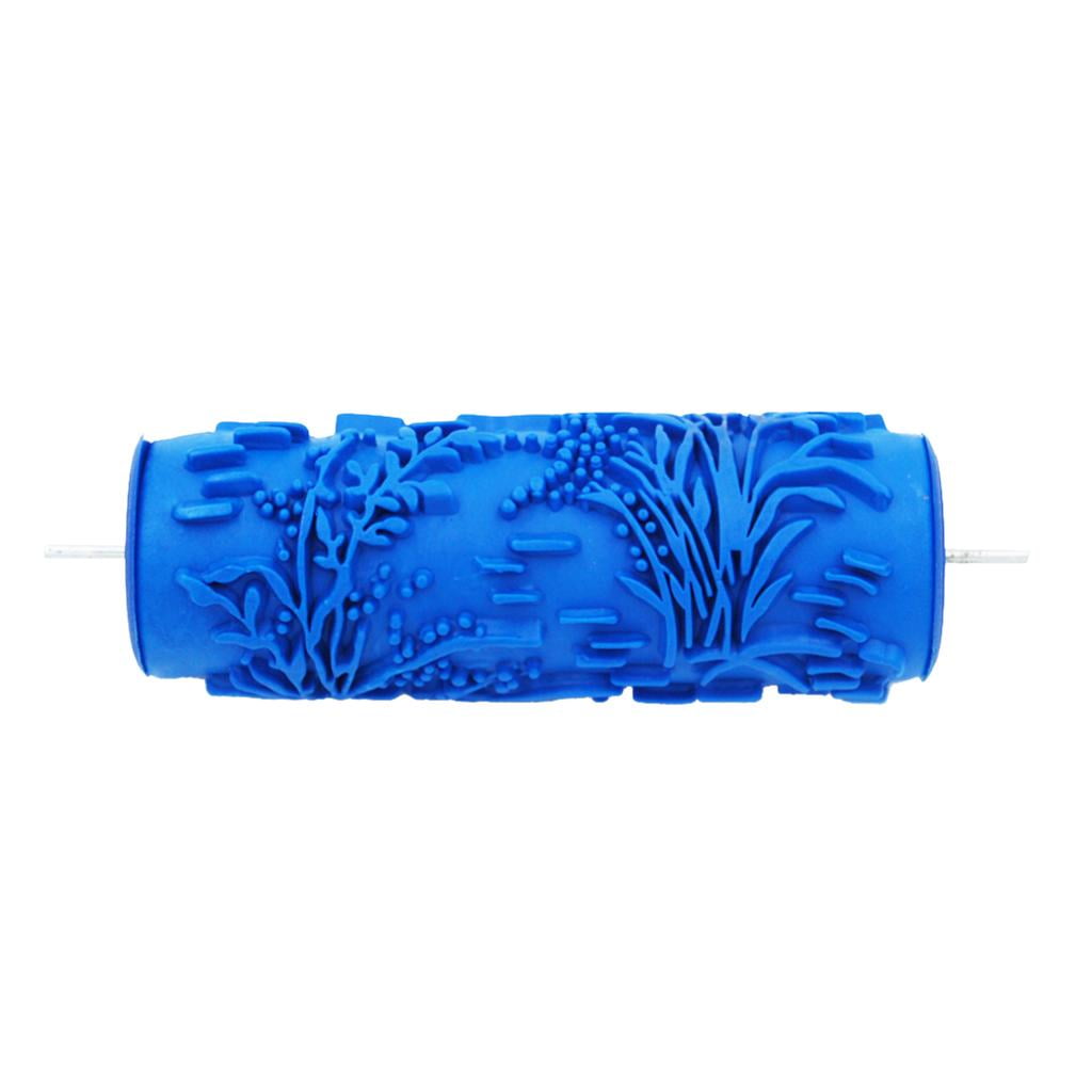 5'' Embossed Flower Pattern Paint Roller Brush Wall #6 - Walmart.com