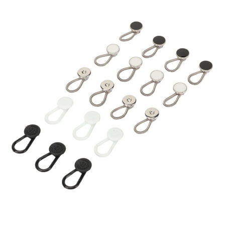 Collar Button Extender, Adjustable Elastic Collar Extender Multiple ...