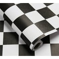 Black and White Checkered Contact Paper,Bexikou 17.7in*16.4ft Self ...
