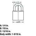 Master Lock 140T Solid Brass Keyed Alike Padlock, 2 Pack - Walmart.com