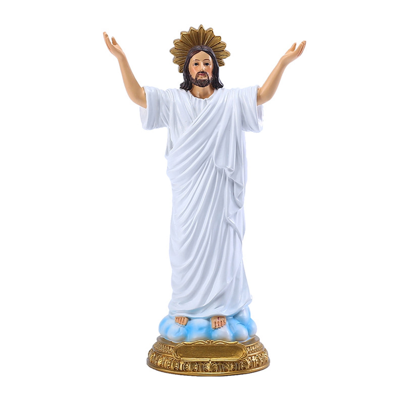 8.86 Inch Tall Jesus Statue Sacred Rebirth Figure Resin Sculpture ...