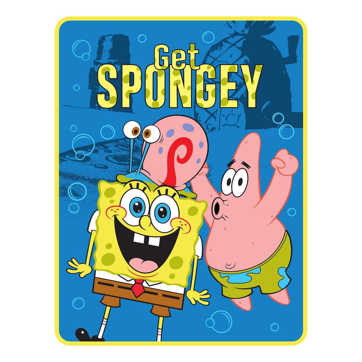 Spongebob "Get Spongey" Throw - Walmart.ca