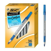 BIC Cristal Xtra Smooth Ball Pen, Medium Point (1.0mm), Blue, (Pack of 2) - Walmart.com
