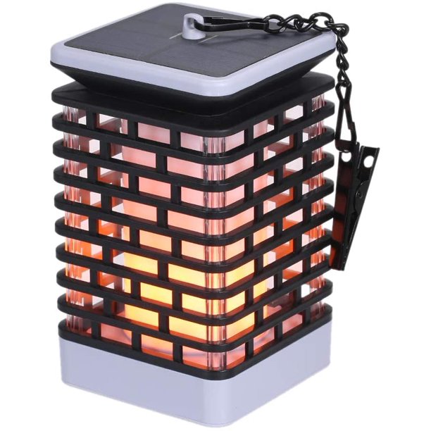 Solar LEDs Flames Light Dancing Flames Lighting Torches Hanging Lantern ...