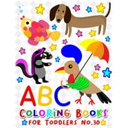 ABC Farm Alphabet Coloring Book: ABC Farm Alphabet Activity Coloring ...