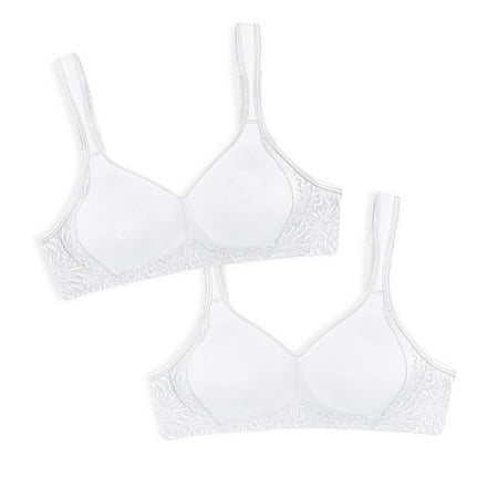 Playtex Women's 18 Hour Side & Back Smoothing Wireless Bra US4049 ...