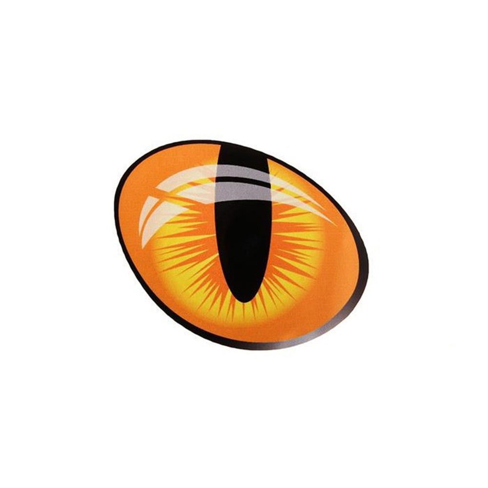 YMH 1 Pair 3D Cat Eyes Stickers Car Window Rearview Mirror Reflective ...