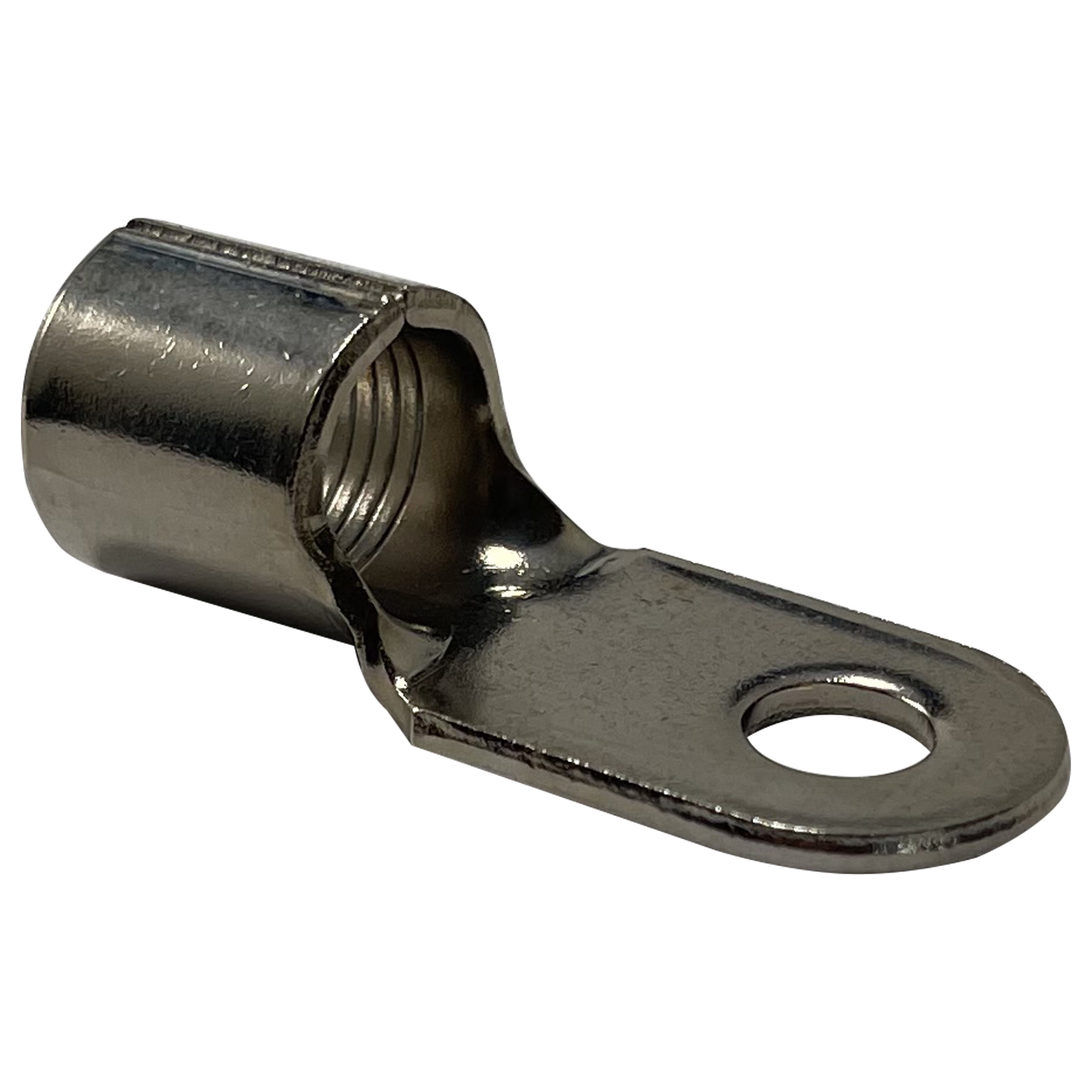 (100) High Temperature Non-Insulated Ring Connector 2 Gauge AWG 1/4 ...