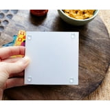 Silver Buffalo Glass Coaster Set, Multicolor - Walmart.com