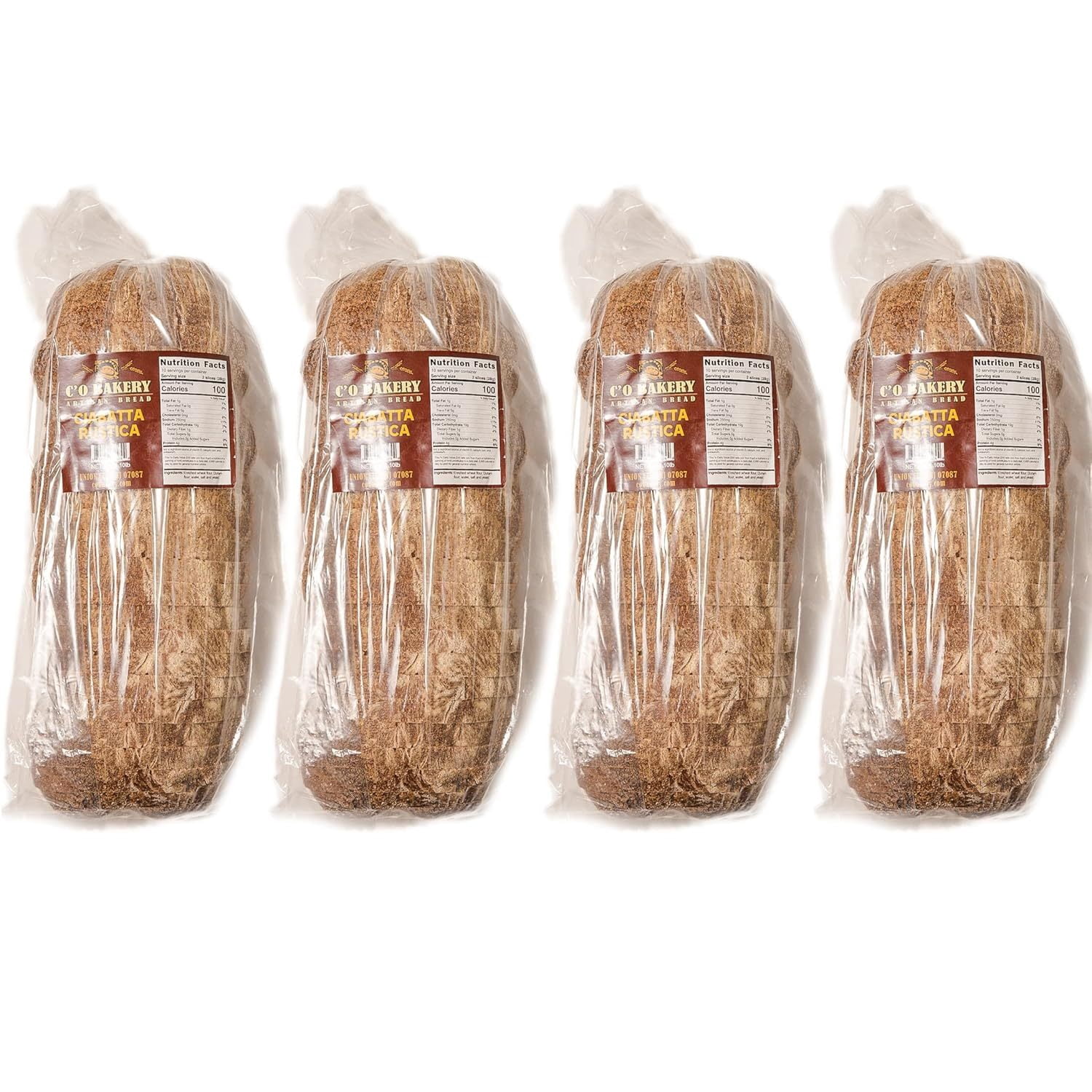 C'O Bakery Artisan Bread Ciabatta Rustica - Handmade, All Natural, High ...