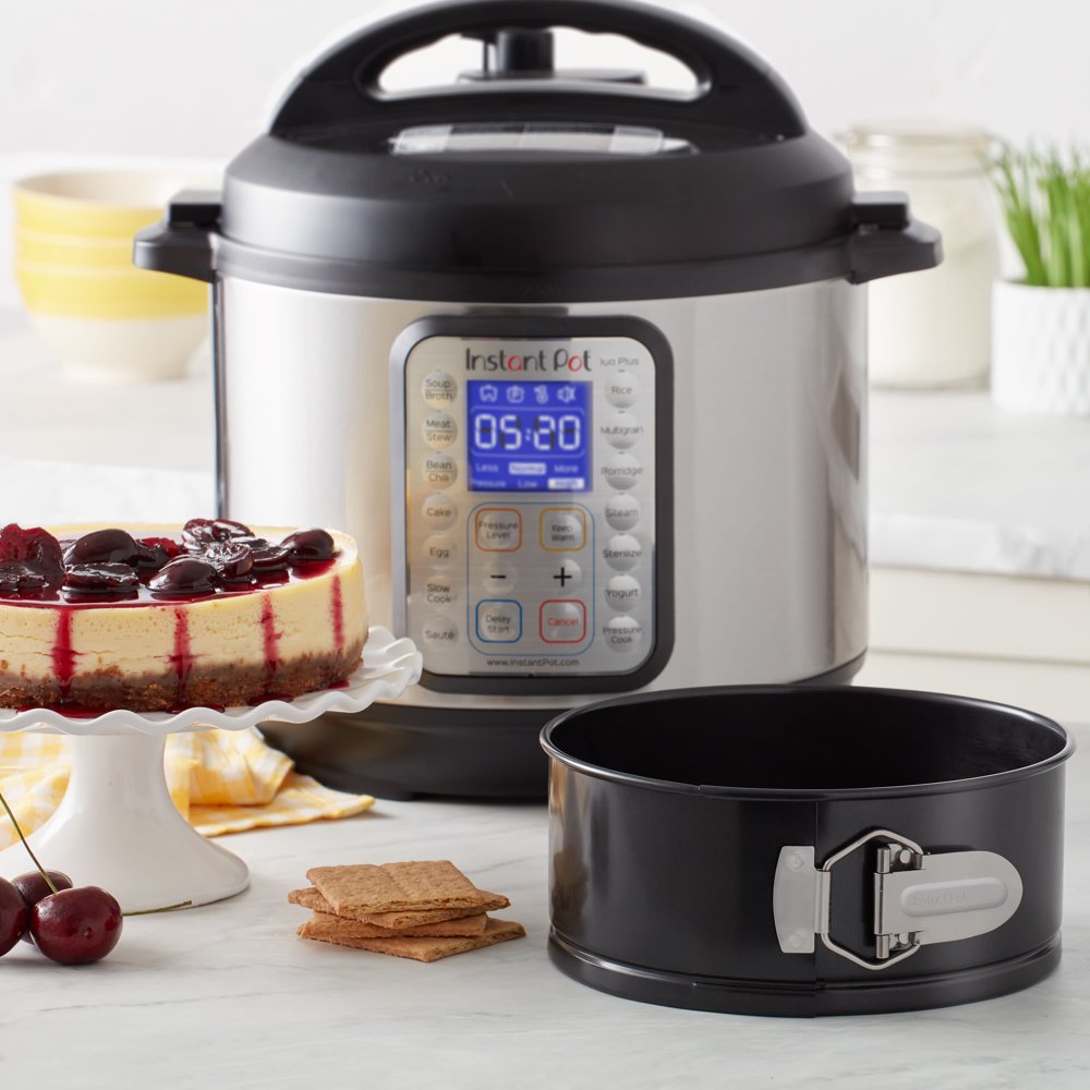 Instant Pot Official Non-Stick Metal Springform Pan - Black - Walmart ...