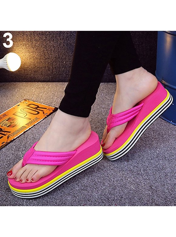 Toe Post Wedge Sandals