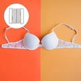 10 Pairs Bra Clasp Replacement Part Zinc Silver Alloy Bikini Clips ...