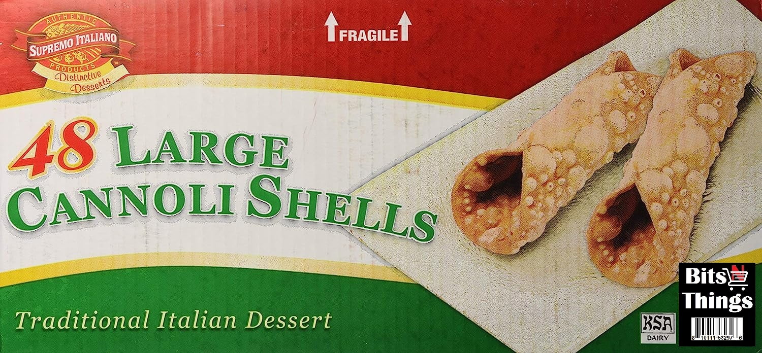 Supremo Italiano Large Cannoli Shells | Traditional Italian Dessert ...