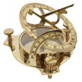 India Overseas Trading BR48342 - Sun Dial Compass Wood Box - Walmart.com