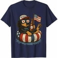 Dachshund 4th of July Shirt Funny Patriotic Pool Dog Graphic Summer BBQ ...