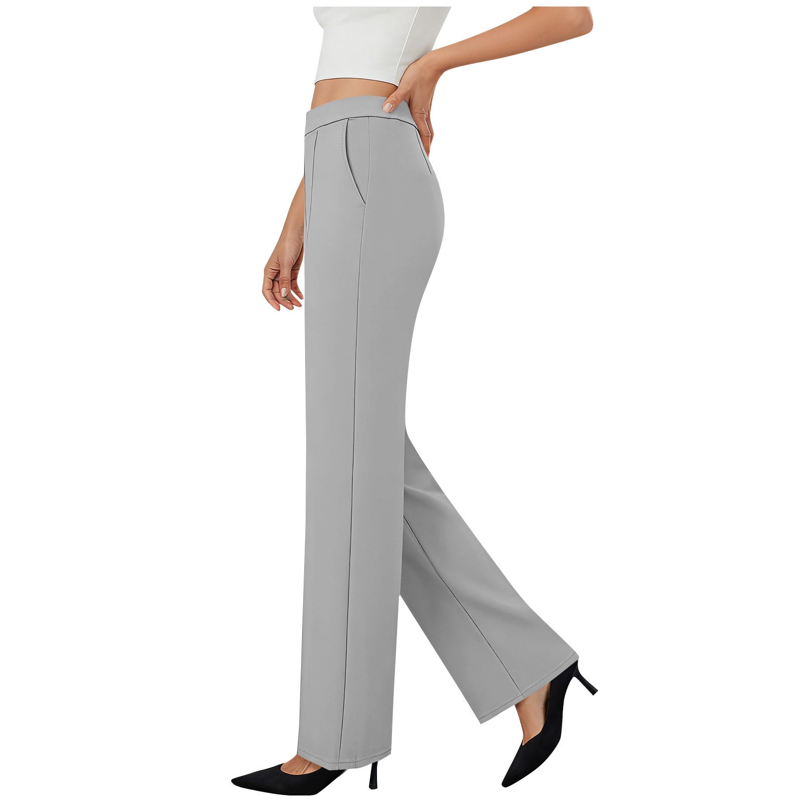 Click here for Blvb Stretchy Work Pants High Waisted Slacks For W... prices