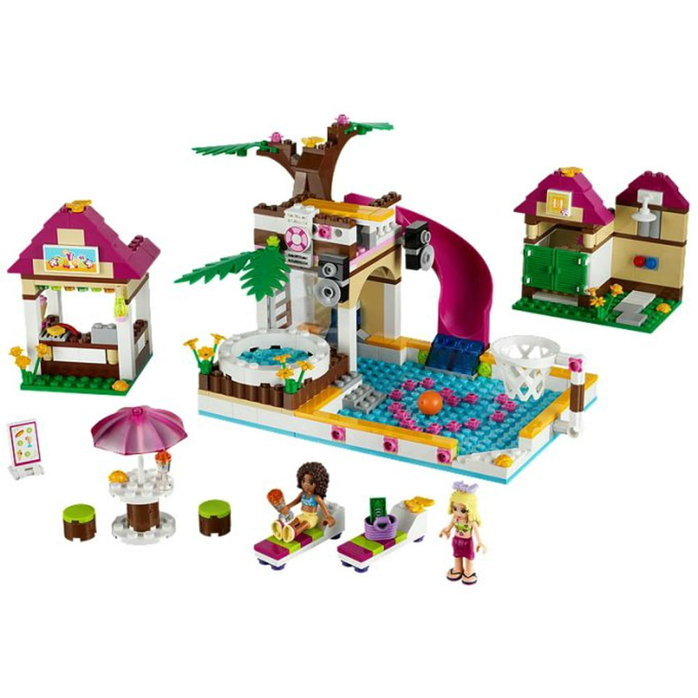 LEGO® Friends Girls Heartlake City Swimming Pool Minifigures | 41008 ...