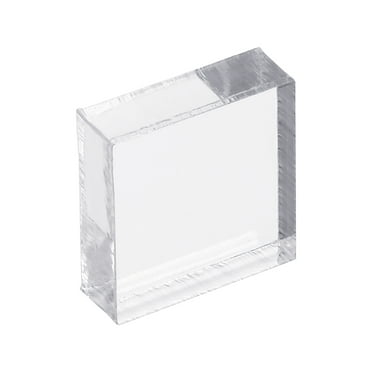 Uxcell Acrylic Stamp Block, 2 Pack Clear Stamping Block Mounting Block ...