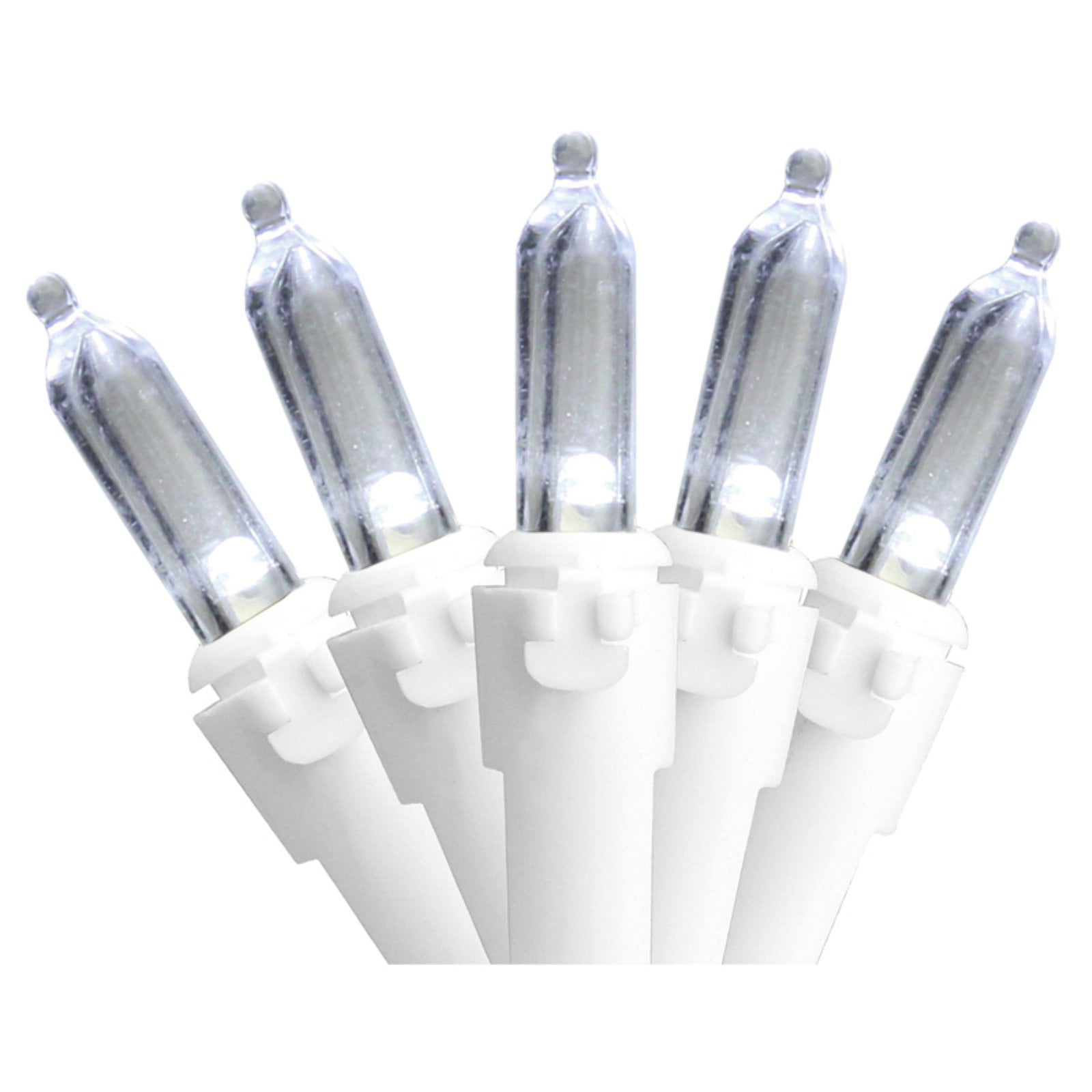 Northlight 35 ct. LED Mini Lights with White Wire 4 in. Spacing ...