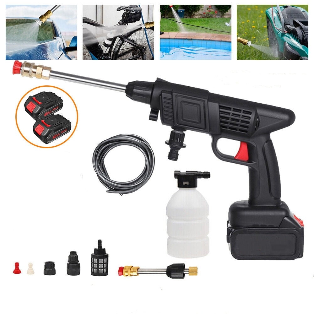 Cordless Pressure Washer, Portable Power Cleaner with Rechargeable ...