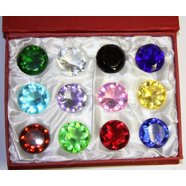 Big 60mm Emerald Green 60 mm Cut Glass Crystal Giant Diamond Jewel ...