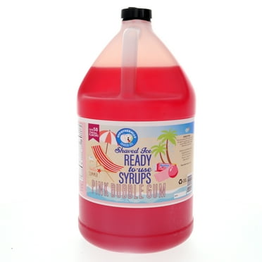Blue Raspberry Snappy Snow Cone Syrup (1 Gallon) - Walmart.com