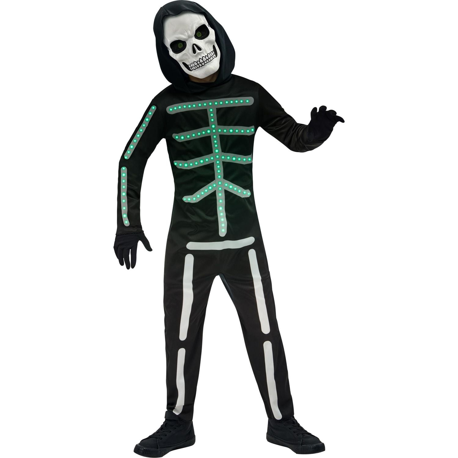 Click here for Rubies Light Up Skeleton Boys Costume prices