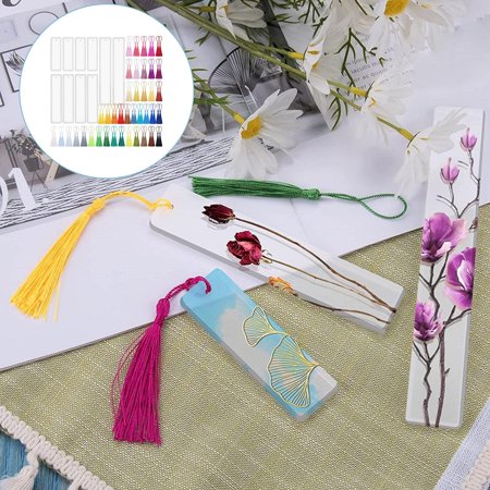 90Pieces Bookmark Models with Tassels Including 80Pieces Bookmark ...