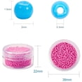 1 Set 24 Color 12/0 Grade A Round Glass Seed Beads Sets Mixed Color 2x1 ...